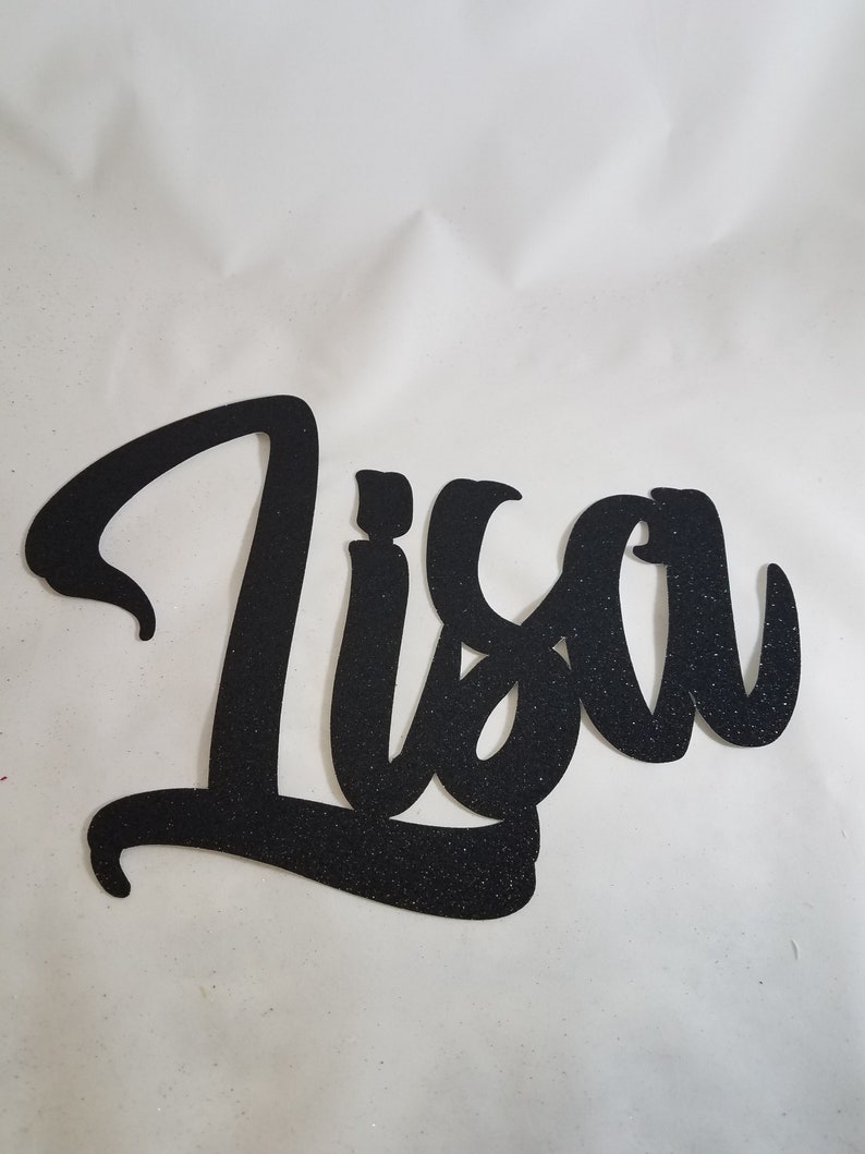 Extra Large Personalized Name Die Cuts Cutouts Sign | Etsy