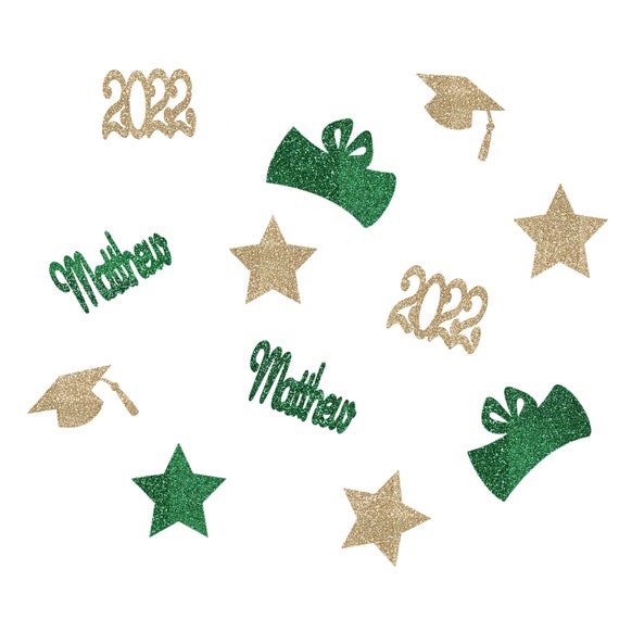 Personalized Name Year Graduation Confetti // Graduation Party - Etsy