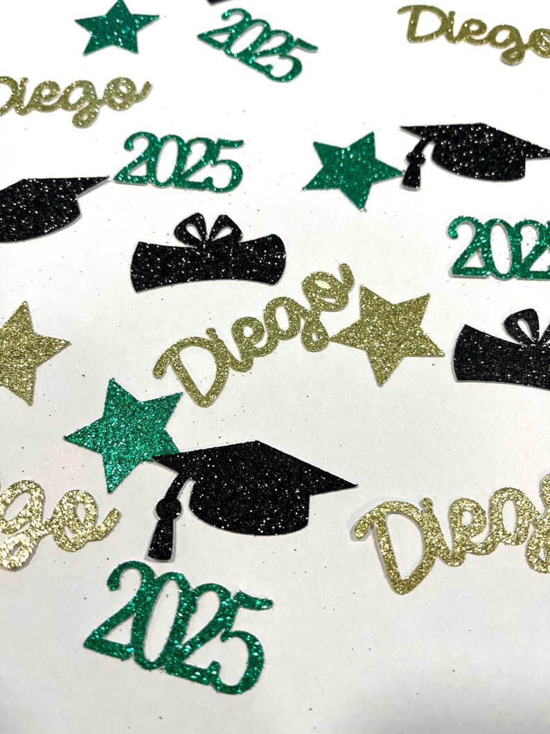 Personalized Graduation Confetti: Custom Name & Year for Class of 2026 ...