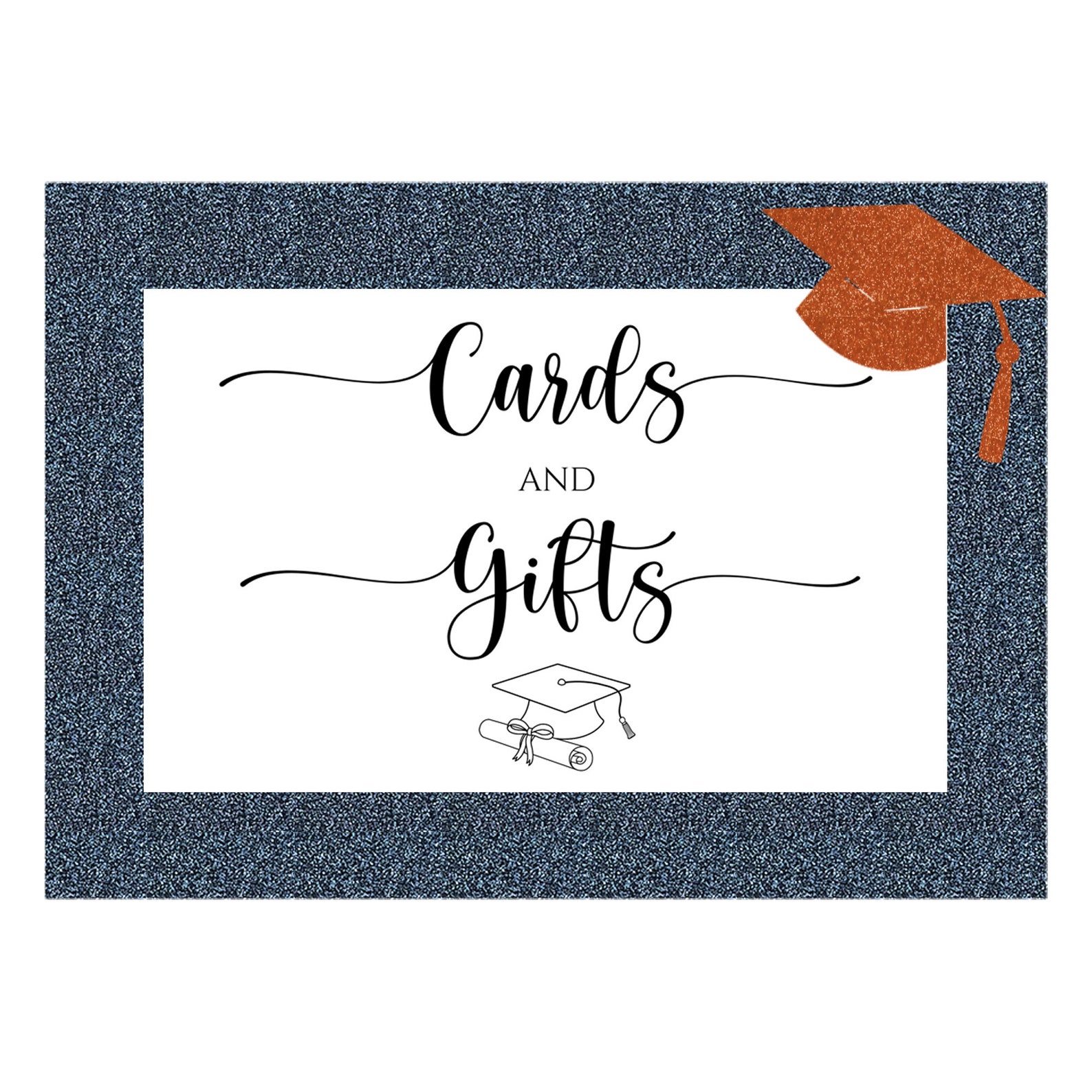 Cards and Gifts Graduation Sign for Grad Decorations Candy - Etsy