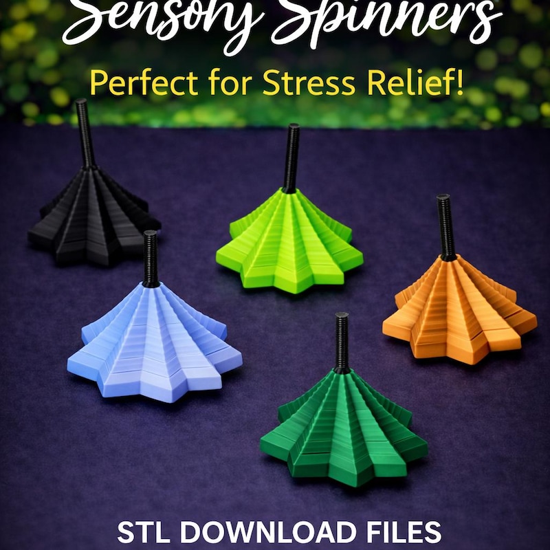 3d Fidget Star With Handle - Etsy UK