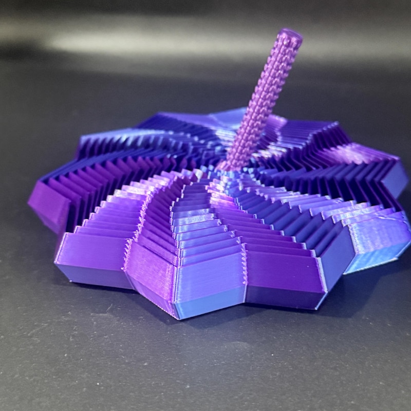 3d Star Fidget Spinner - Etsy