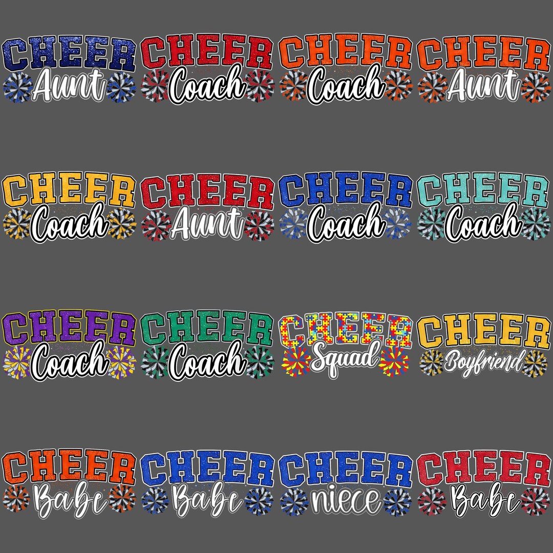 Loud Proud Cheer Coach PNG, Funny Cheerleader Coquette Bow Clipart ...