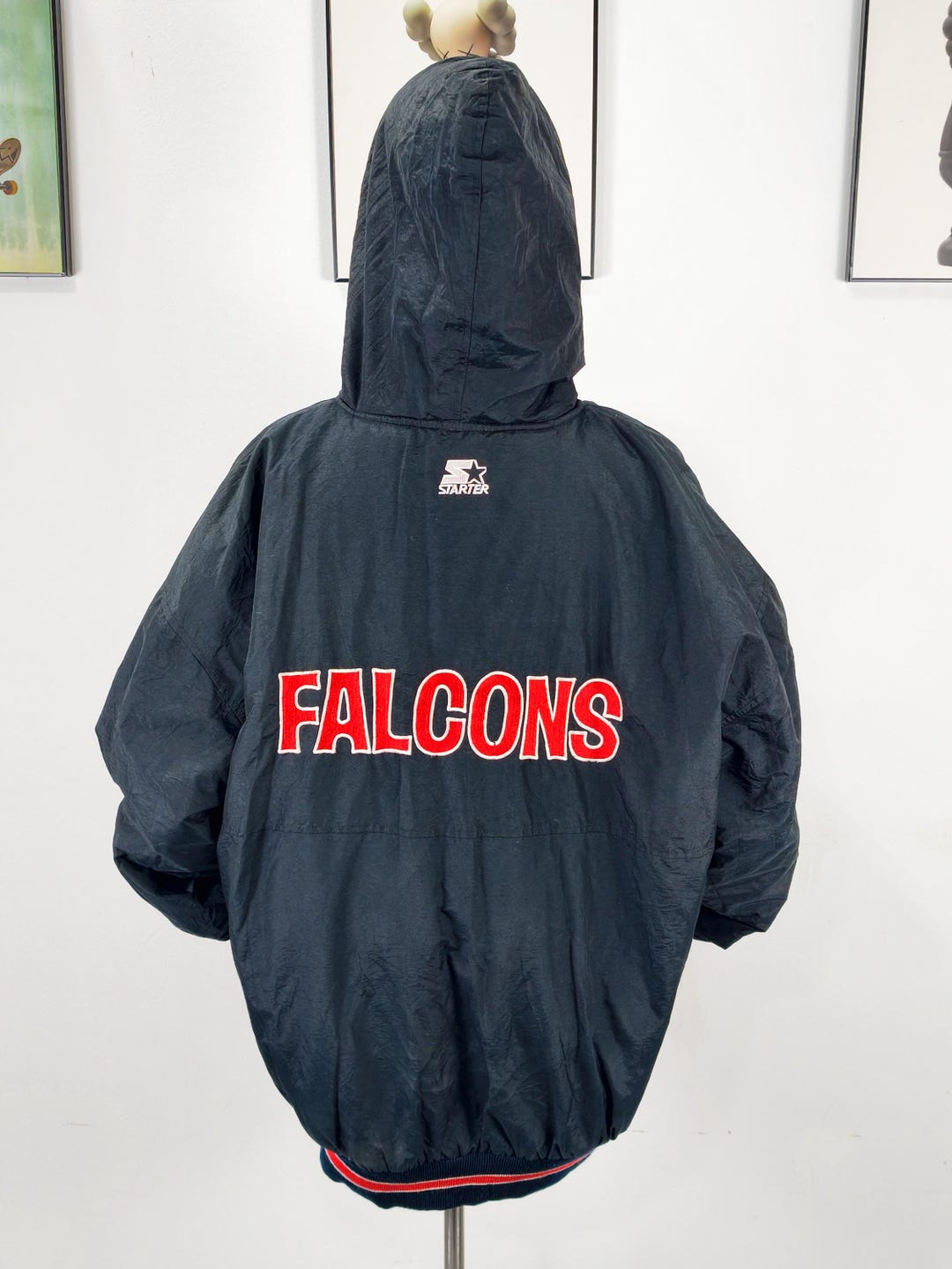 Rare 90s Atlanta Falcons Starter Jacket Full Zipper NFL - Etsy