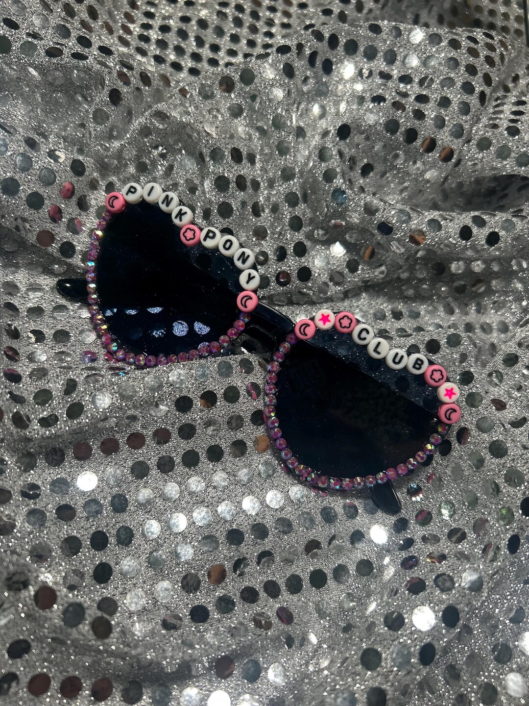 Pink Pony Club Rhinestone Glasses - Chappell Roan & Stephen Kramer ...