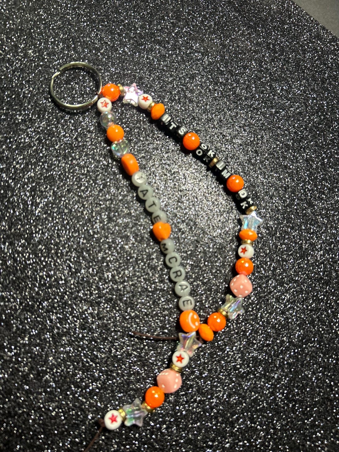 Tate Mcrae Keychain - Tate Mcrae Inspired Beaded Keychain - Etsy