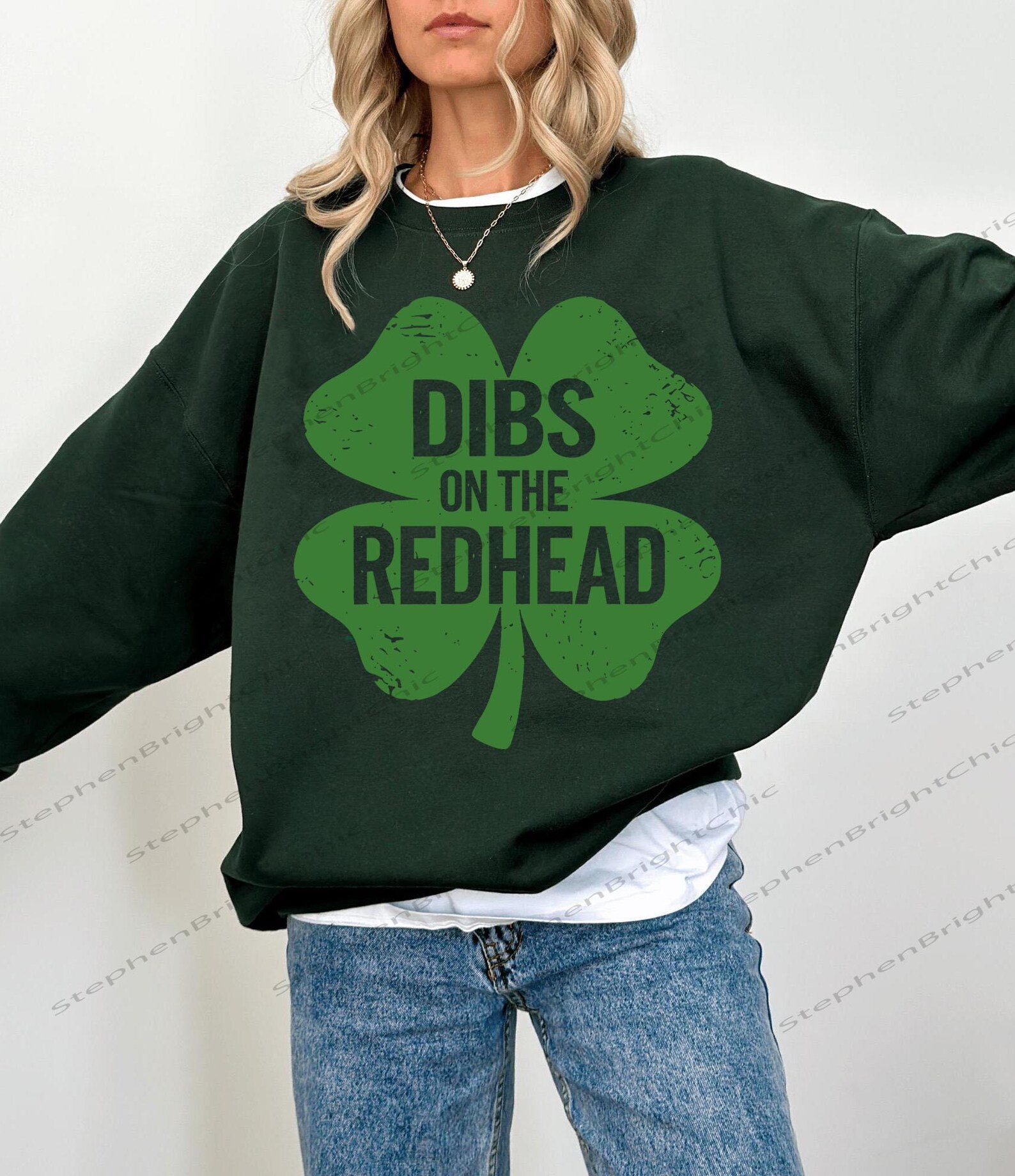 Dibs on the Redhead Shirt Design, Irish T-shirt for St Patrick Day ...