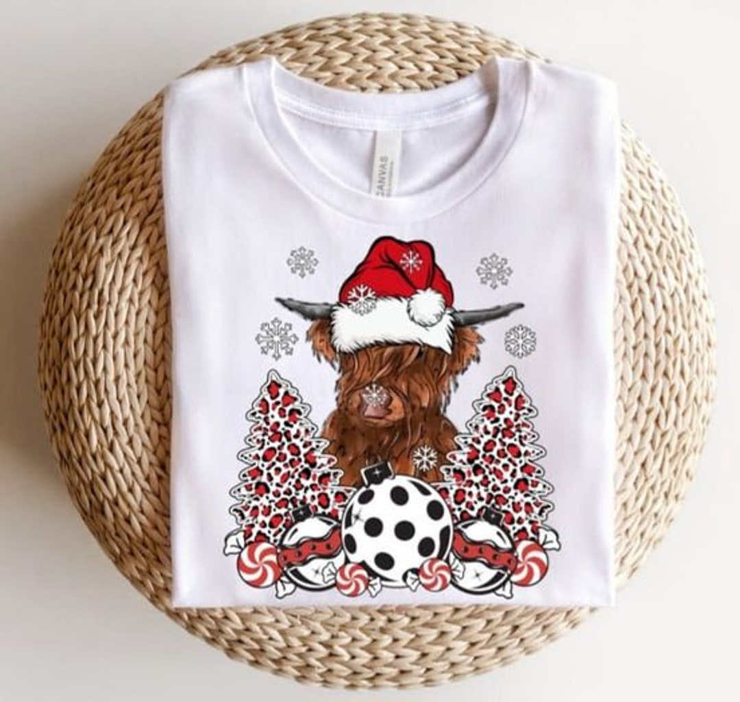 Highland Cow Christmas Shirt Grinch Christmas Shirt Christmas Tree ...