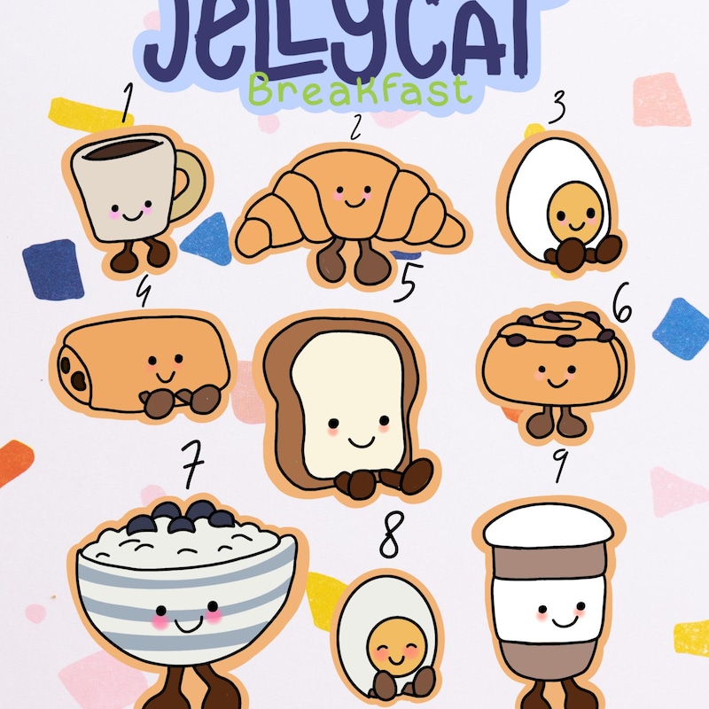 Jellycat Stickers - Etsy UK