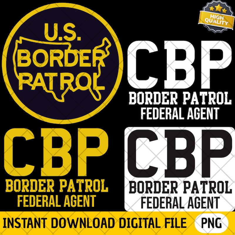 Border Patrol Logo - Etsy