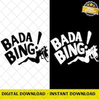 The Sopranos Line Art – Main Characters Illustration (digital PNG ...