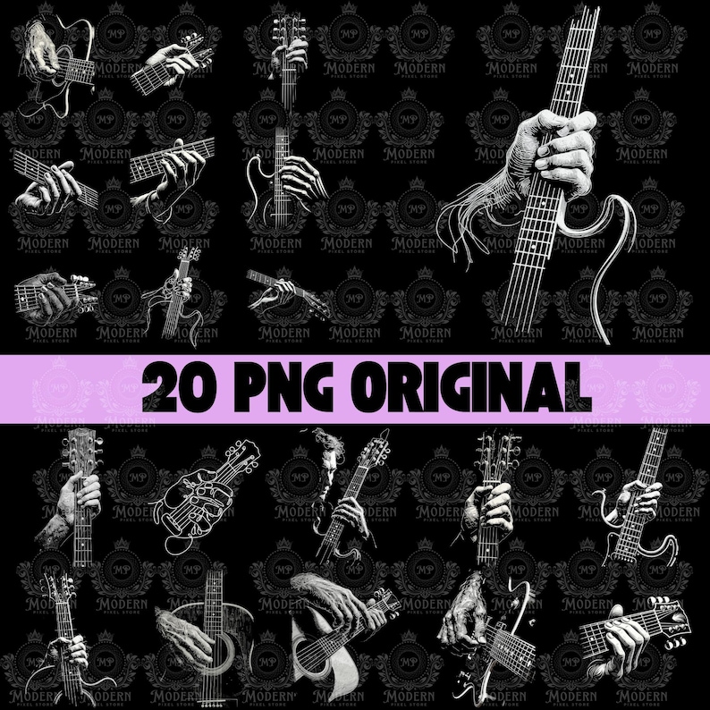 20 Design Guitar Hand Outline PNG | Guitarist Line Drawing | Minimalist ...