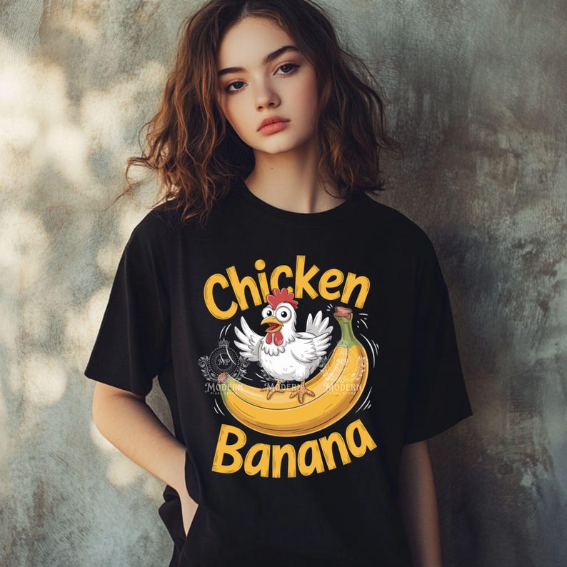 20 Chicken Banana Png, Funny Chicken and Banana Singing PNG Sublimation ...