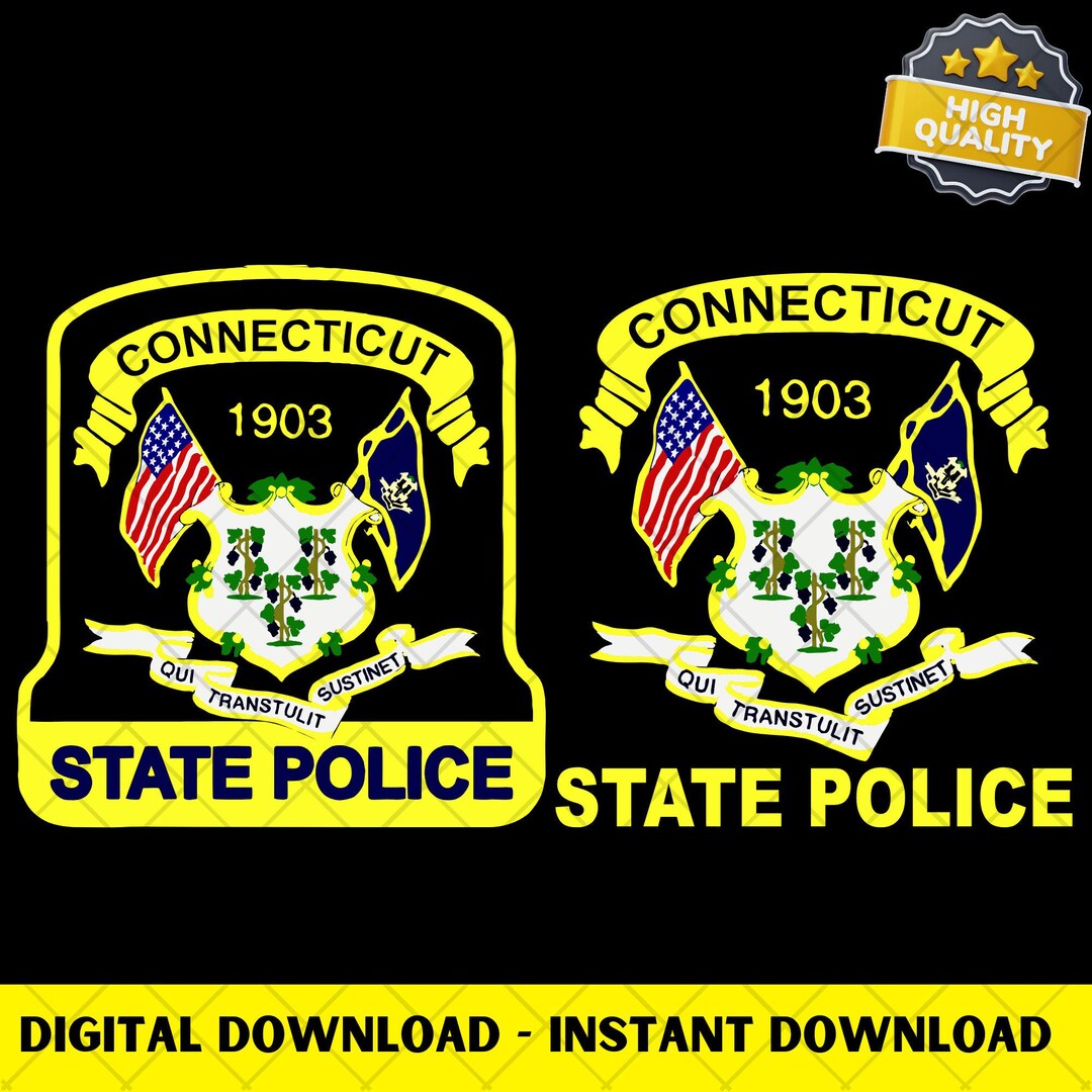 New Connecticut State Police Motor Unit Us PNG & SVG Digital Download ...