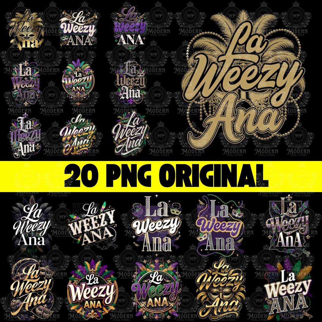 20 La Weezy Ana Mardi Gras PNG, Laweezyana Png, Fat Tuesday, Louisiana ...