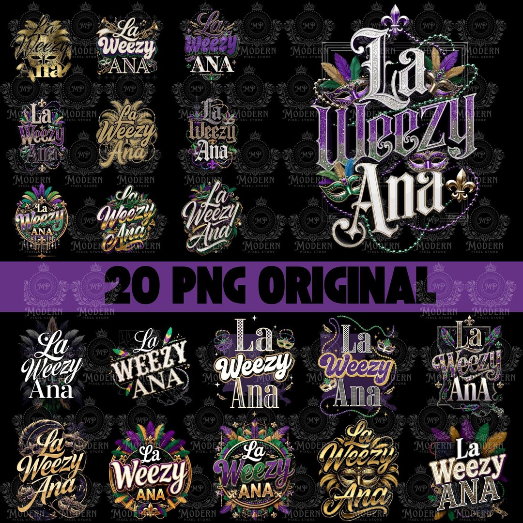 20 La Weezy Ana Mardi Gras PNG, Louisiana Map Design, Laweezyana Png ...
