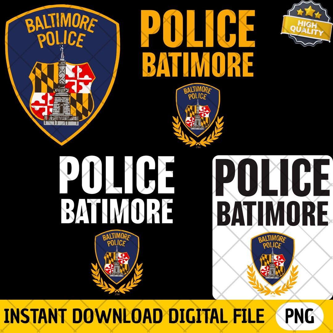 New Police Department Baltimore City in Maryland Special Force SWAT PNG ...