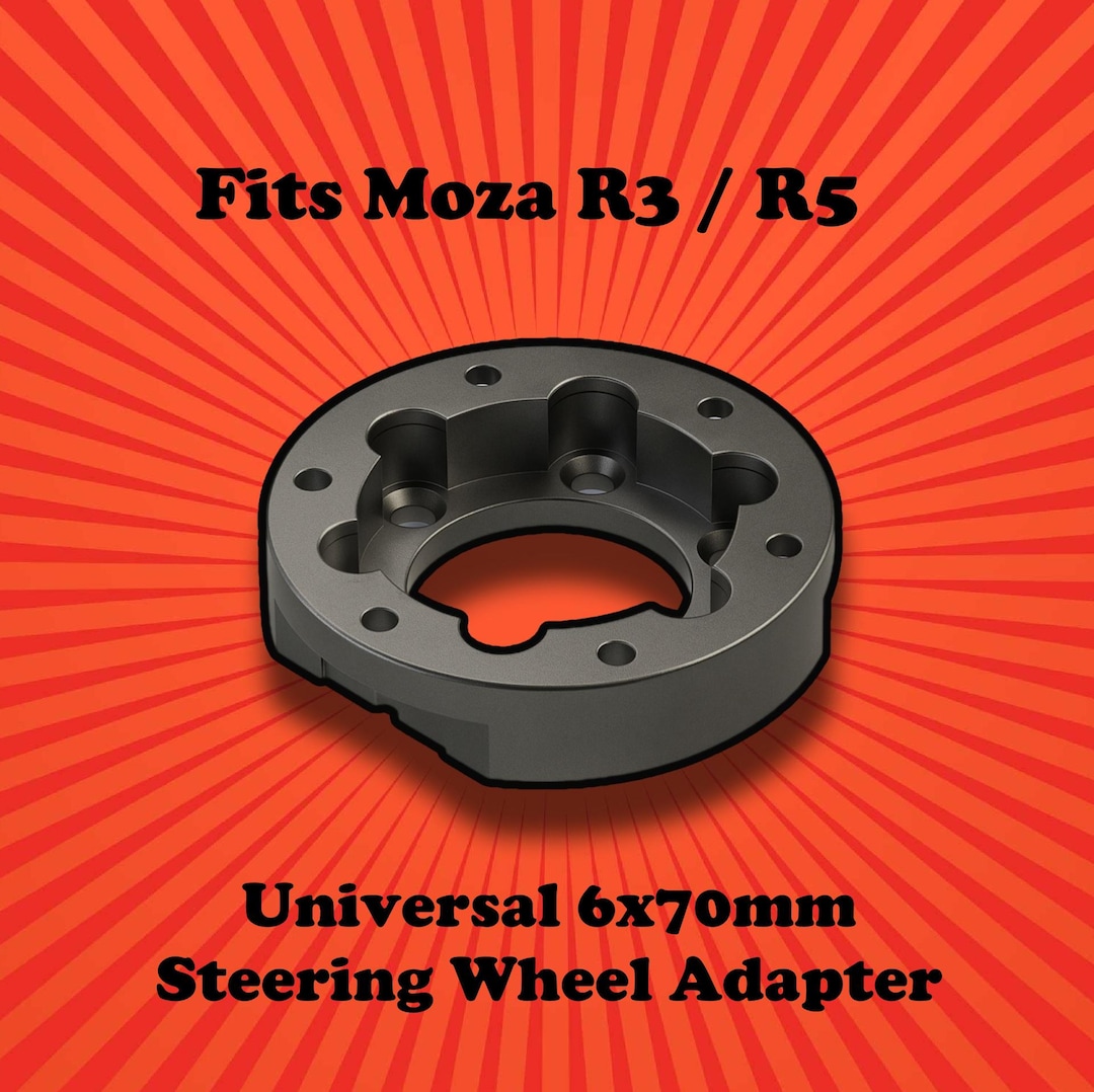 Moza R3 / R5 ESX Universal Steering Wheel Adapter - Etsy