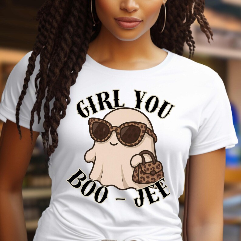Boo Jee Ghost Digital Design – Girl You Boo Jee PNG, Funny Halloween ...
