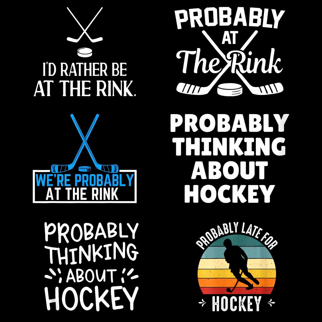 Probably at the Rink PNG, Funny Ice Hockey Player Clipart, Skating ...