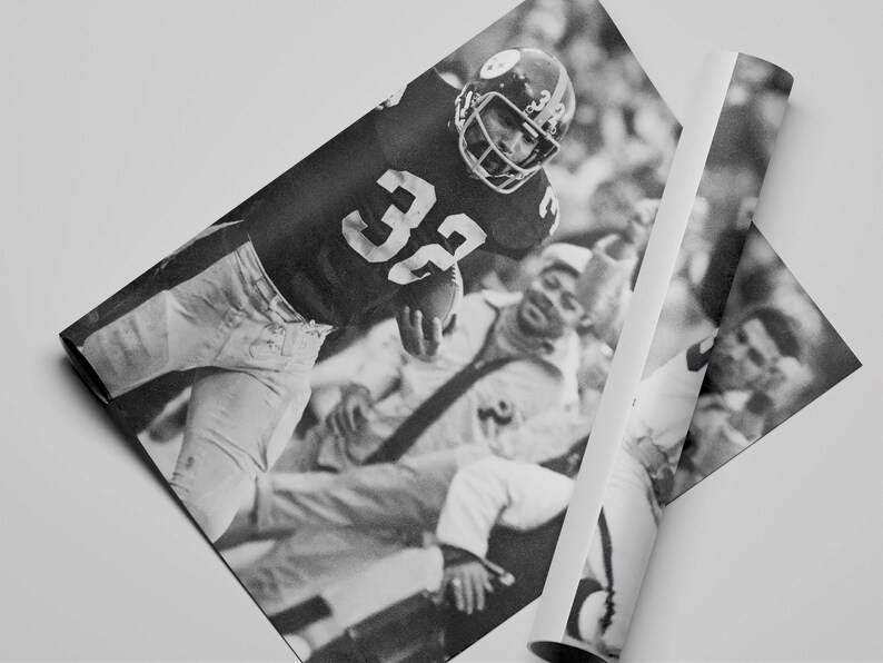 Steelers Vs Raiders Wall Art Poster Football Canvas NFL Player Canvas ...