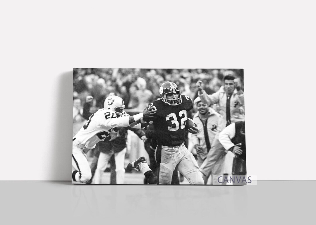 Steelers Vs Raiders Wall Art Poster Football Canvas NFL Player Canvas ...
