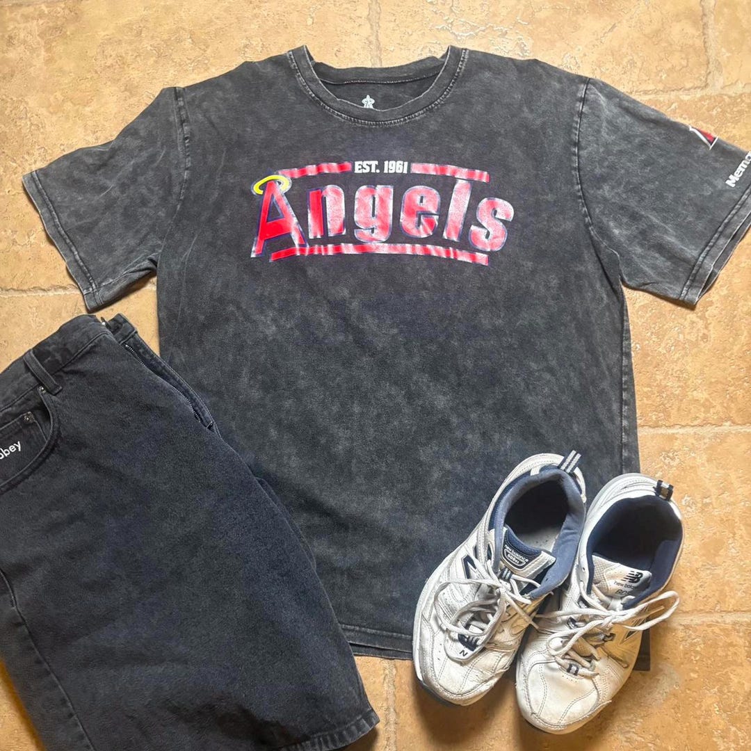 Vintage Angels Graphic T-shirt - Black, Men's Extra Large - Etsy