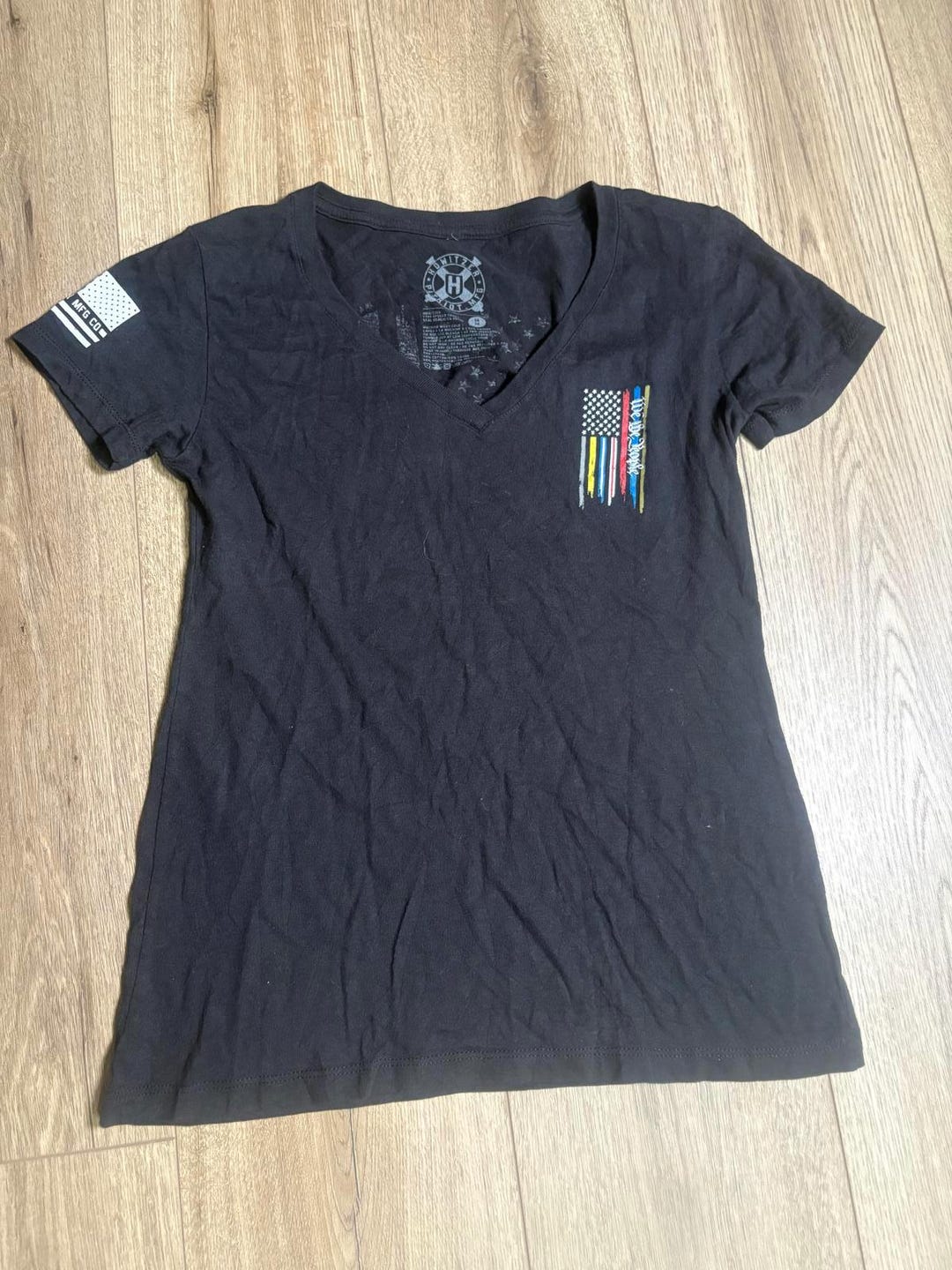Howitzer Patriot MFG Co. Black V-neck T-shirt - Etsy