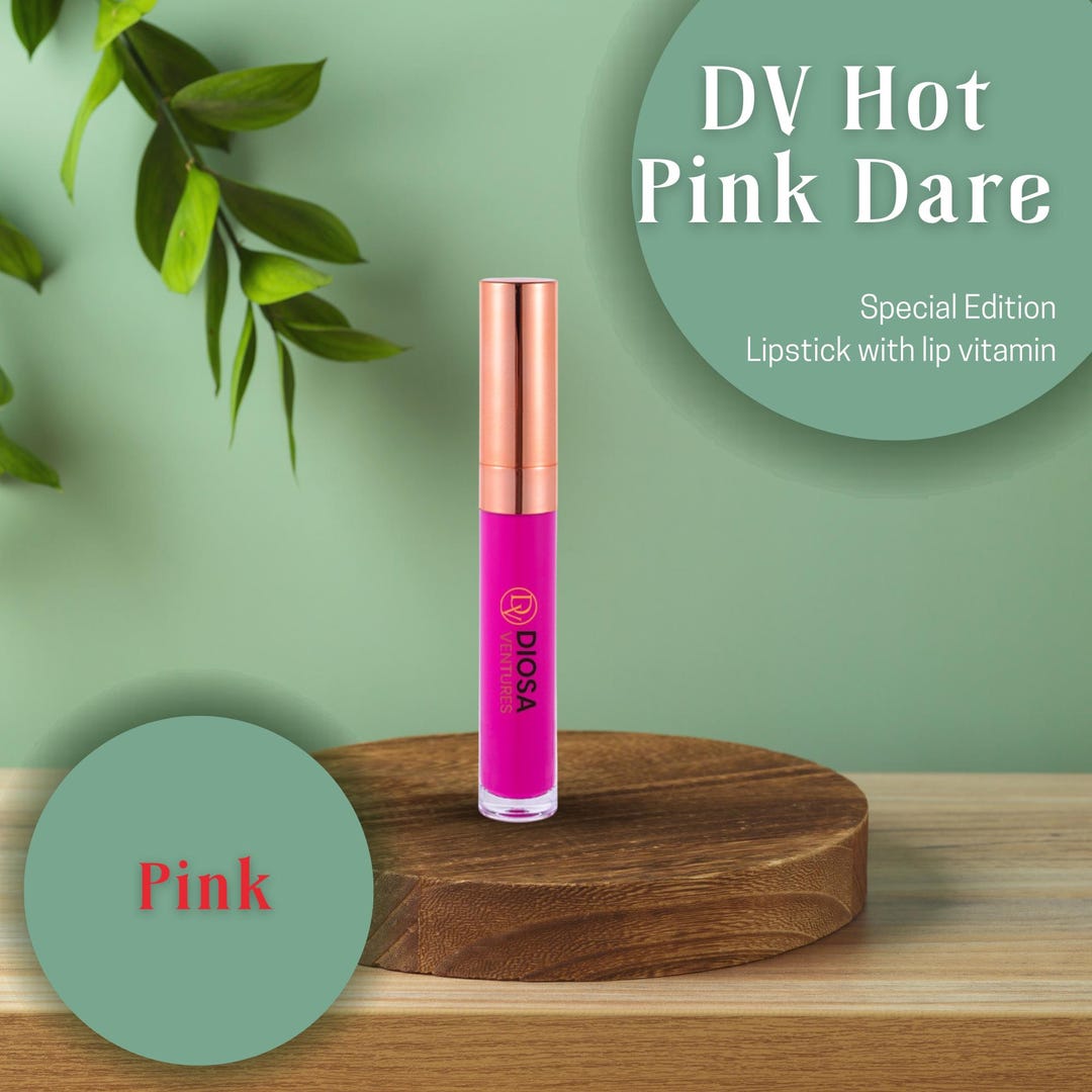 Hot Pink Matte Liquid Lipstick & Lip Gloss: Long Lasting, High Pigment ...