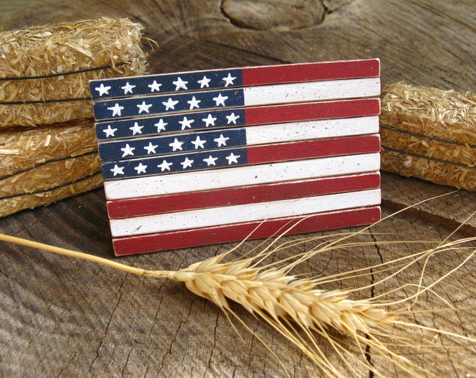 MINIATURE the FLAG of the United States Figures Figurine - Etsy