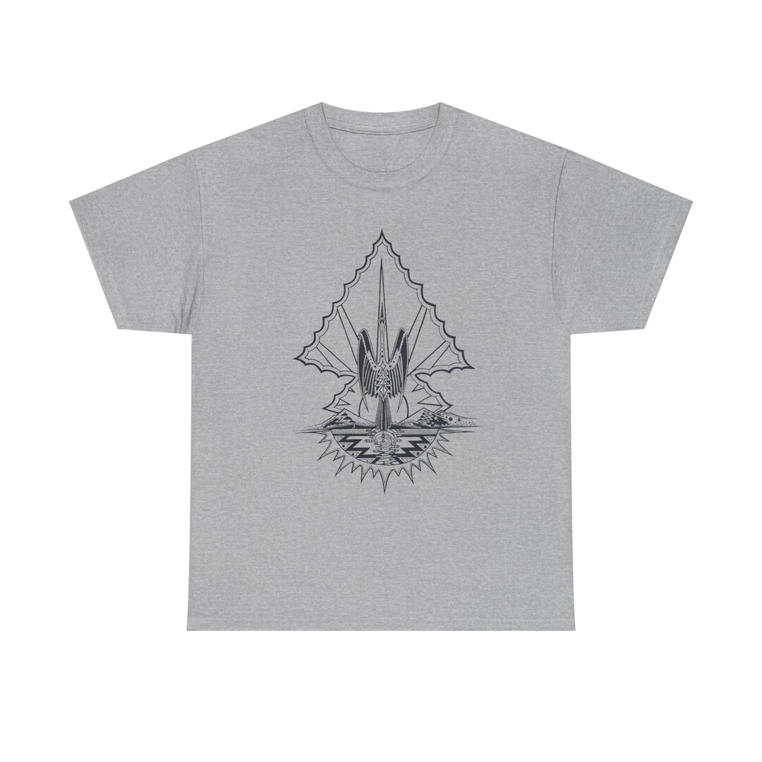 Native American Waterbird T-shirt | Gildan 5000 | Hand-drawn Design by ...