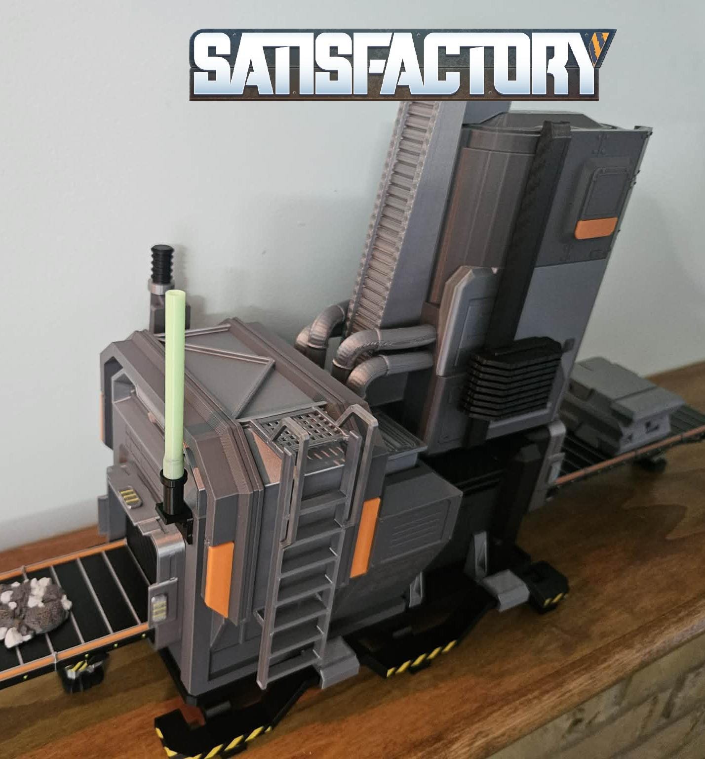 Satisfactory Smelter 3D Printed Model | Modular Factory Decor | Gaming ...