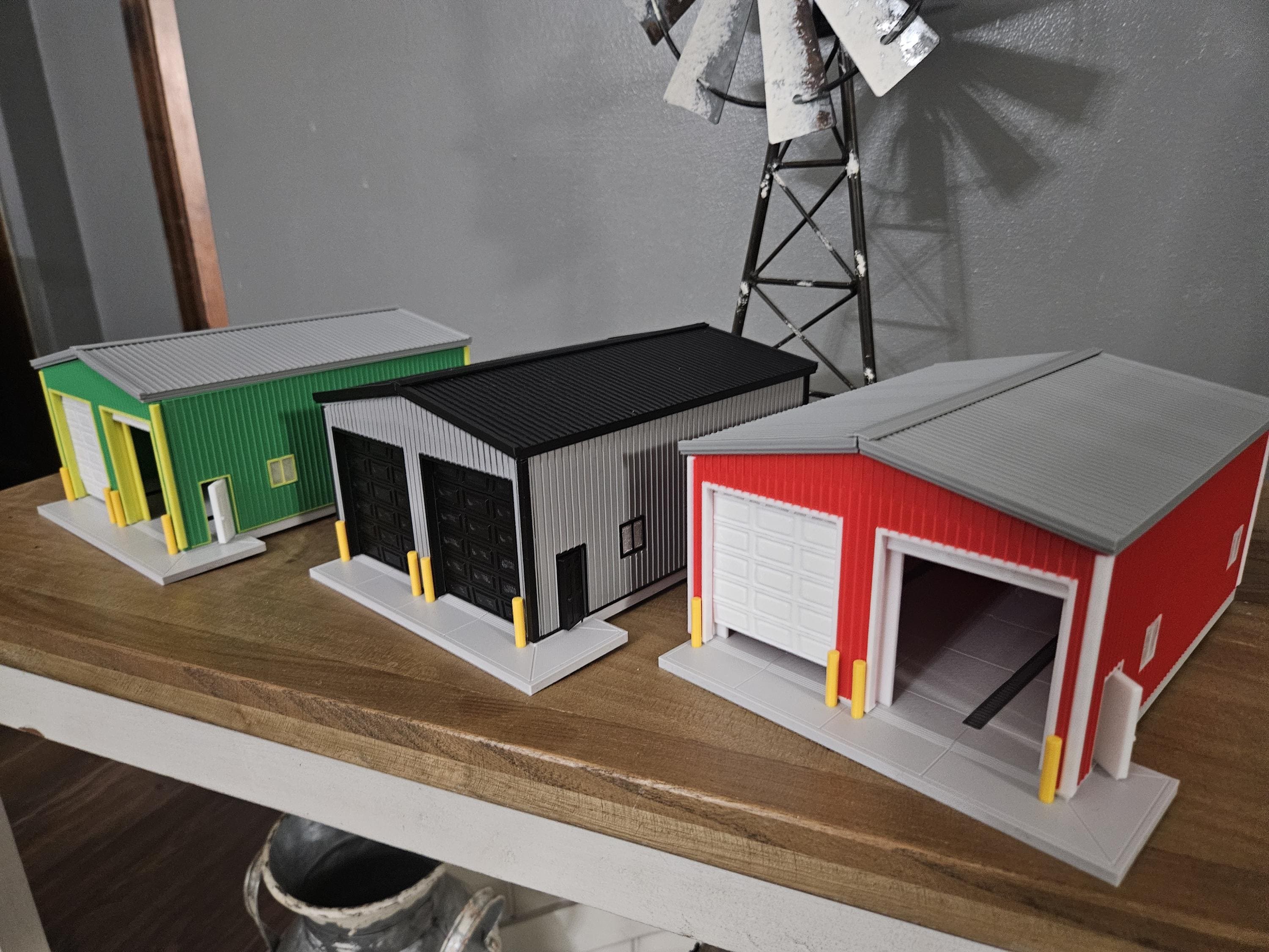 1/64 Scale 30x40' Model Pole Barn / Garage - Etsy