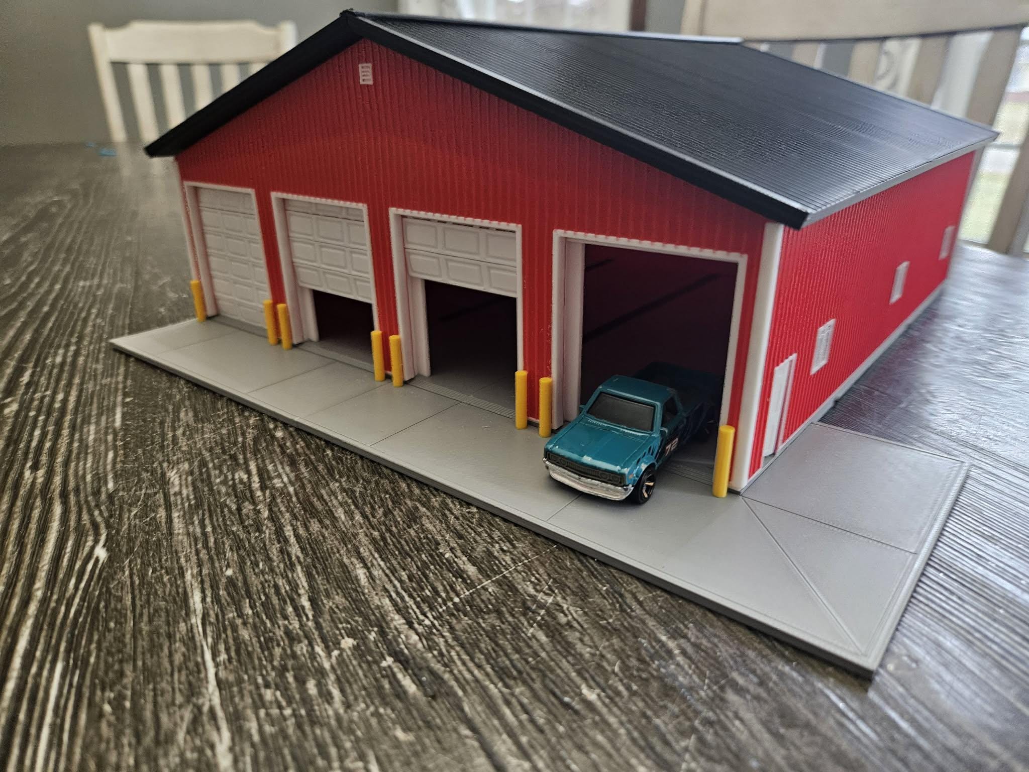 1/64 Scale 60x60' Model Pole Barn / Garage - Etsy