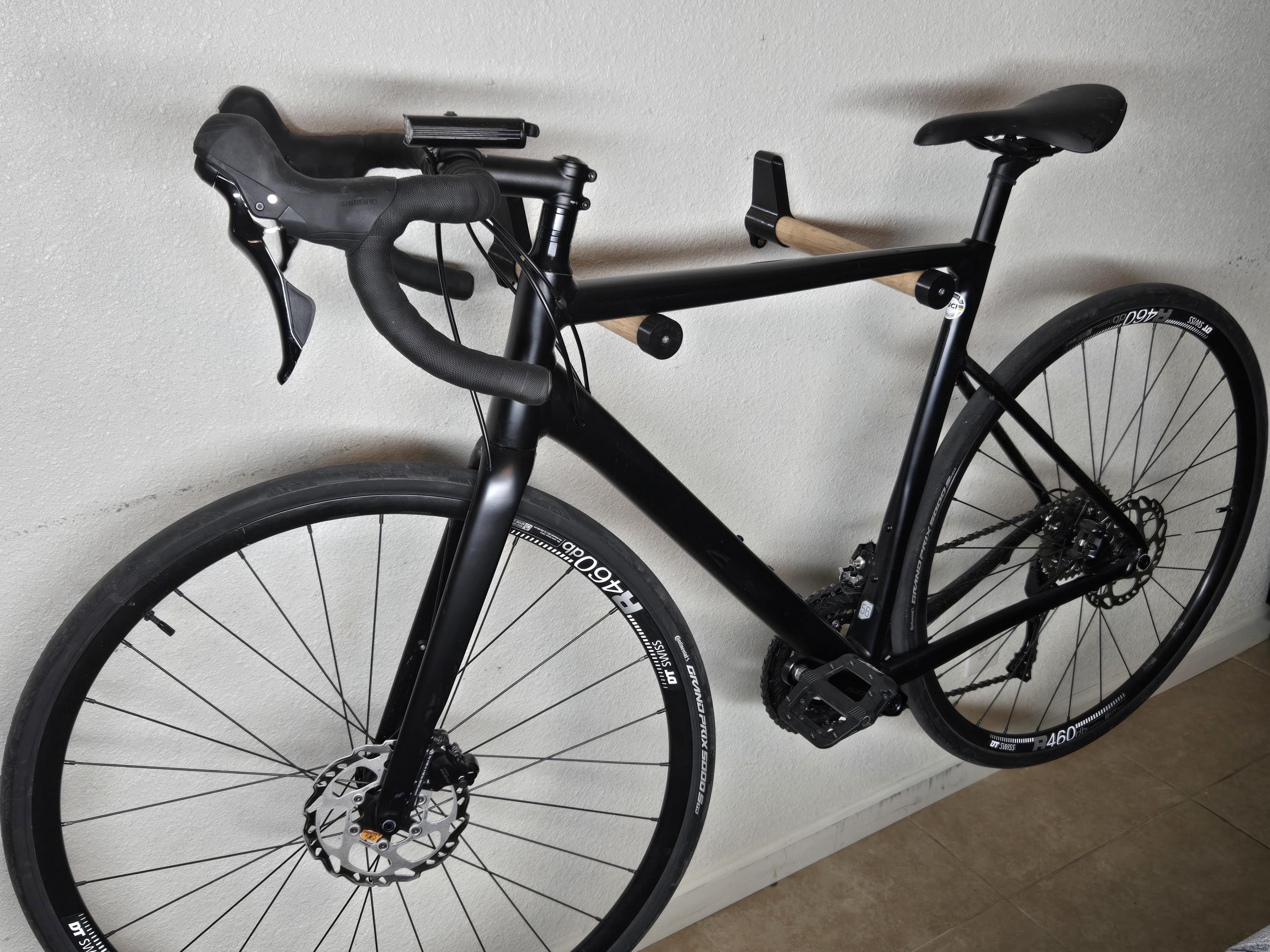 Wall Bike Rack: Handmade Wooden Bicycle Mount Set - Etsy