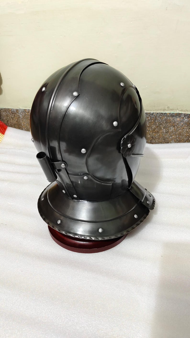 Medieval Knight Great Bascinet Helmet | Handmade Steel Armor Helmet ...