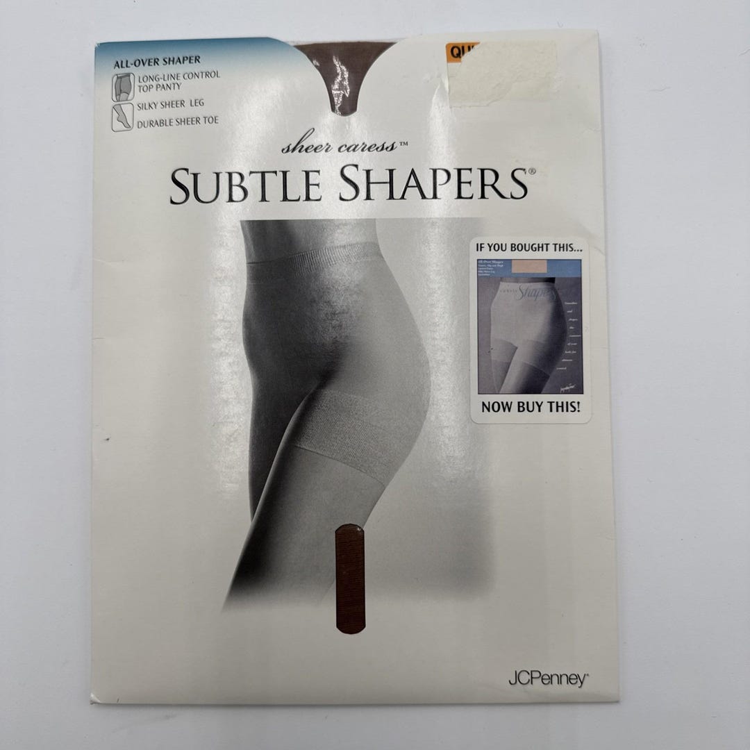 Jcpenney Sheer Caress Subtle Shapers Total Support Pantyhose Suntan ...