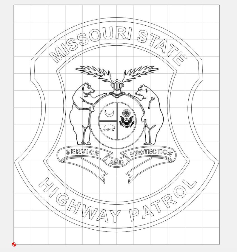 Missouri State Highway Patrol Badge Logo SVG Files - Etsy