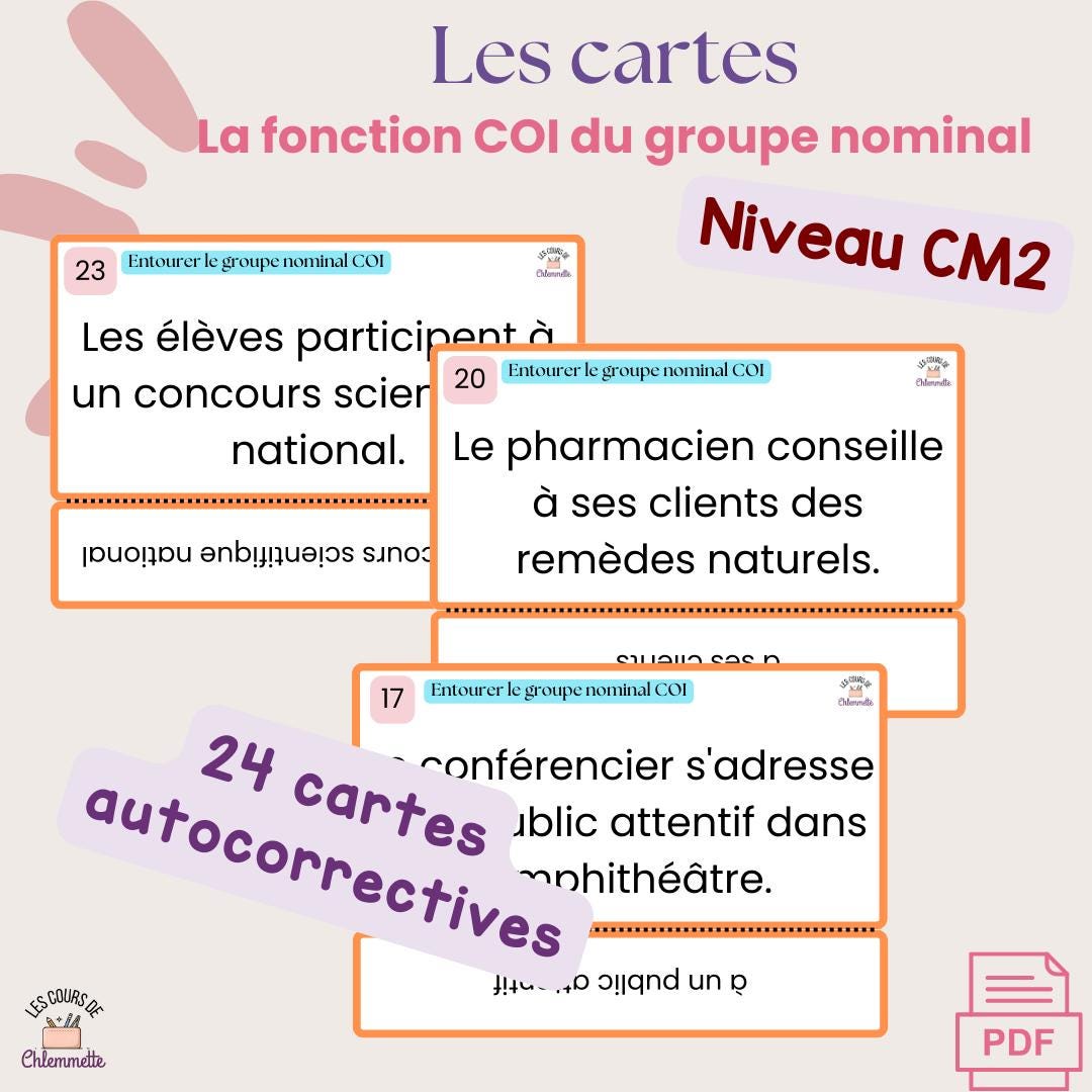 Function Cards for Indirect Objects (COI, COI, or Indirect Object ...