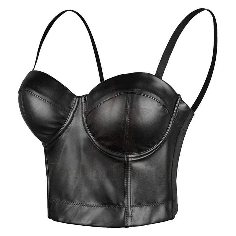 Leather Bustier - Etsy