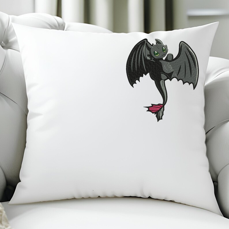 Toothless Dragon Embroidery Design, Instant Download, Files Designs ...