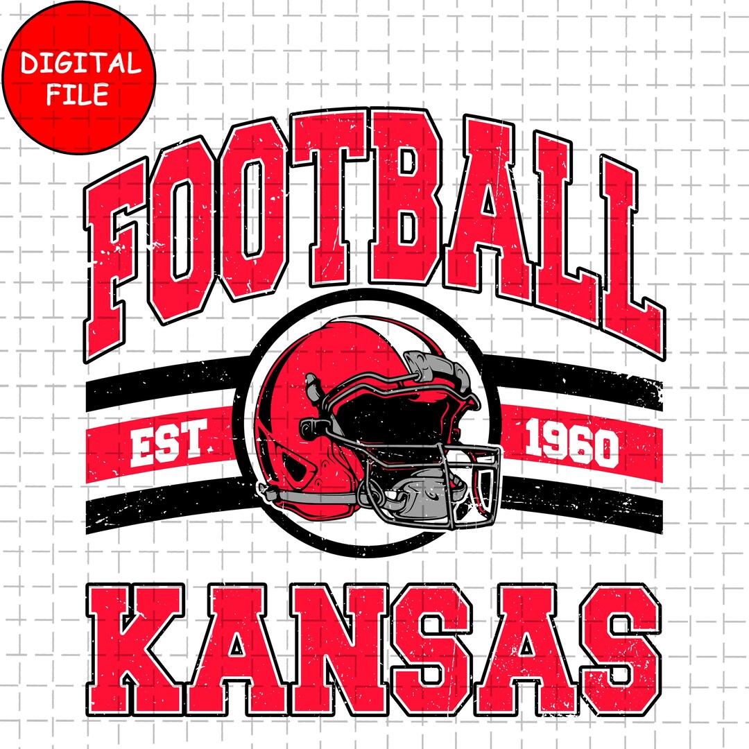 Kansas Football PNG: Chiefs Sublimation Design (digital Download) - Etsy