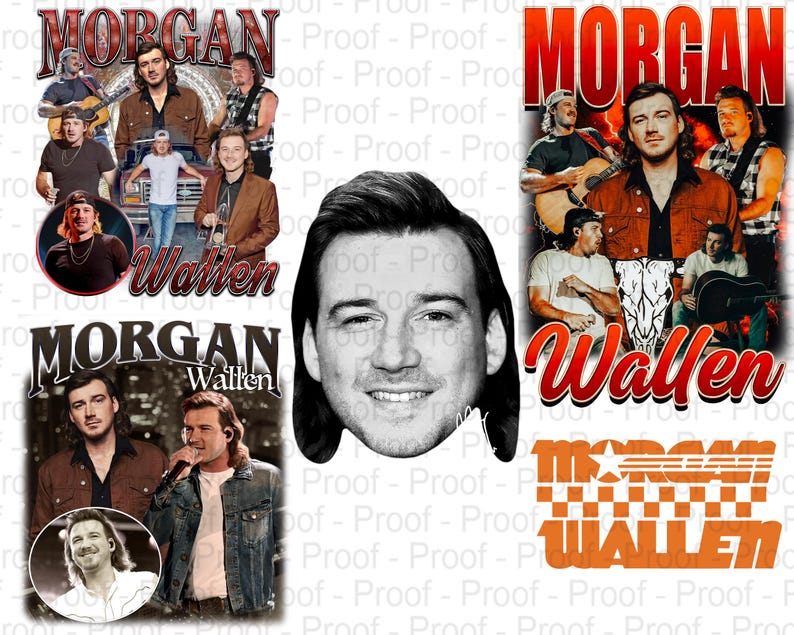 Combo 5 File Morgan Wallen PNG, If I'm the Problem Tour 2025, Retro ...