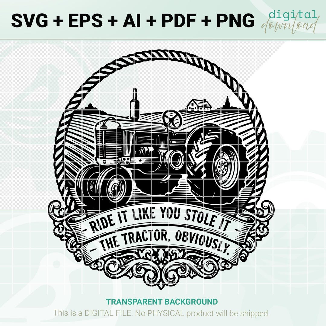 Traktor Lustig SVG – Farm Humor – Land Farmer Witz – Laser Hat Aufnäher ...