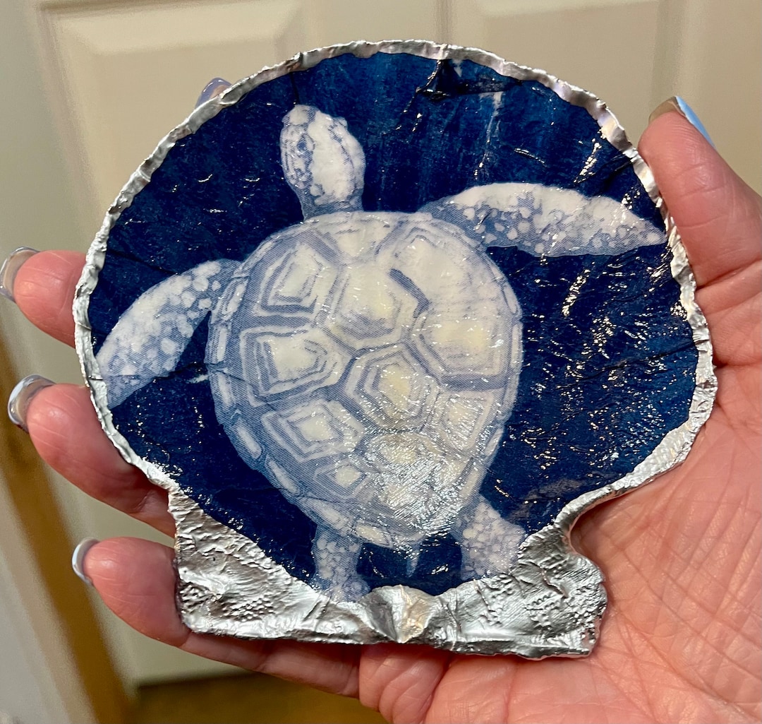 Turtle Shell Trinket Dish - Etsy