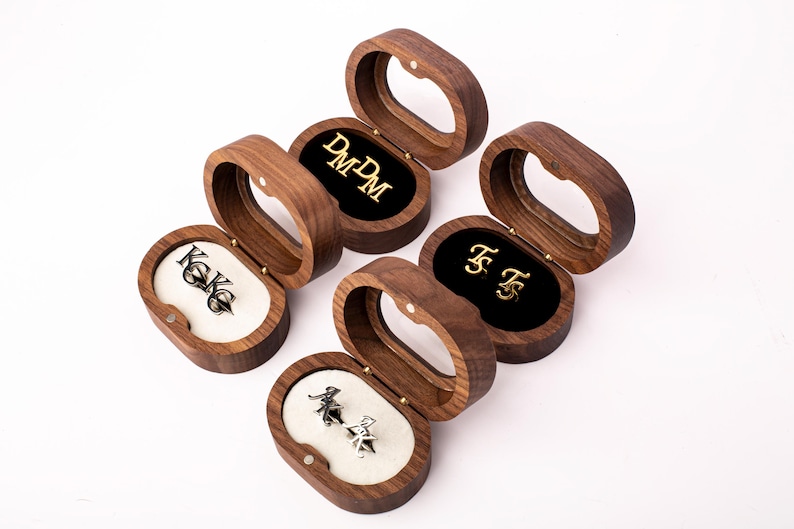 Personalized Initial Cufflinks, Stainless Steel Groomsmen Wedding Gift ...
