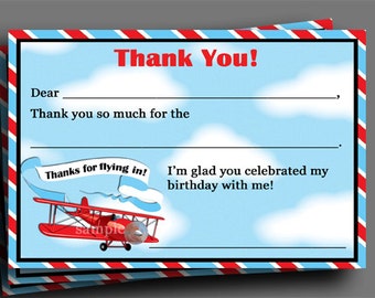 Airplane thank you | Etsy