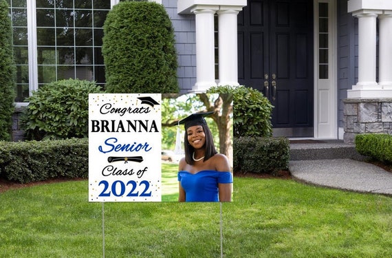 Personalized Senior Graduation Class of 2022 Yard Sign With | Etsy