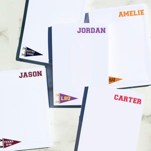Personalized College Notepad Graduation Dorm Gift Gift for Him ...