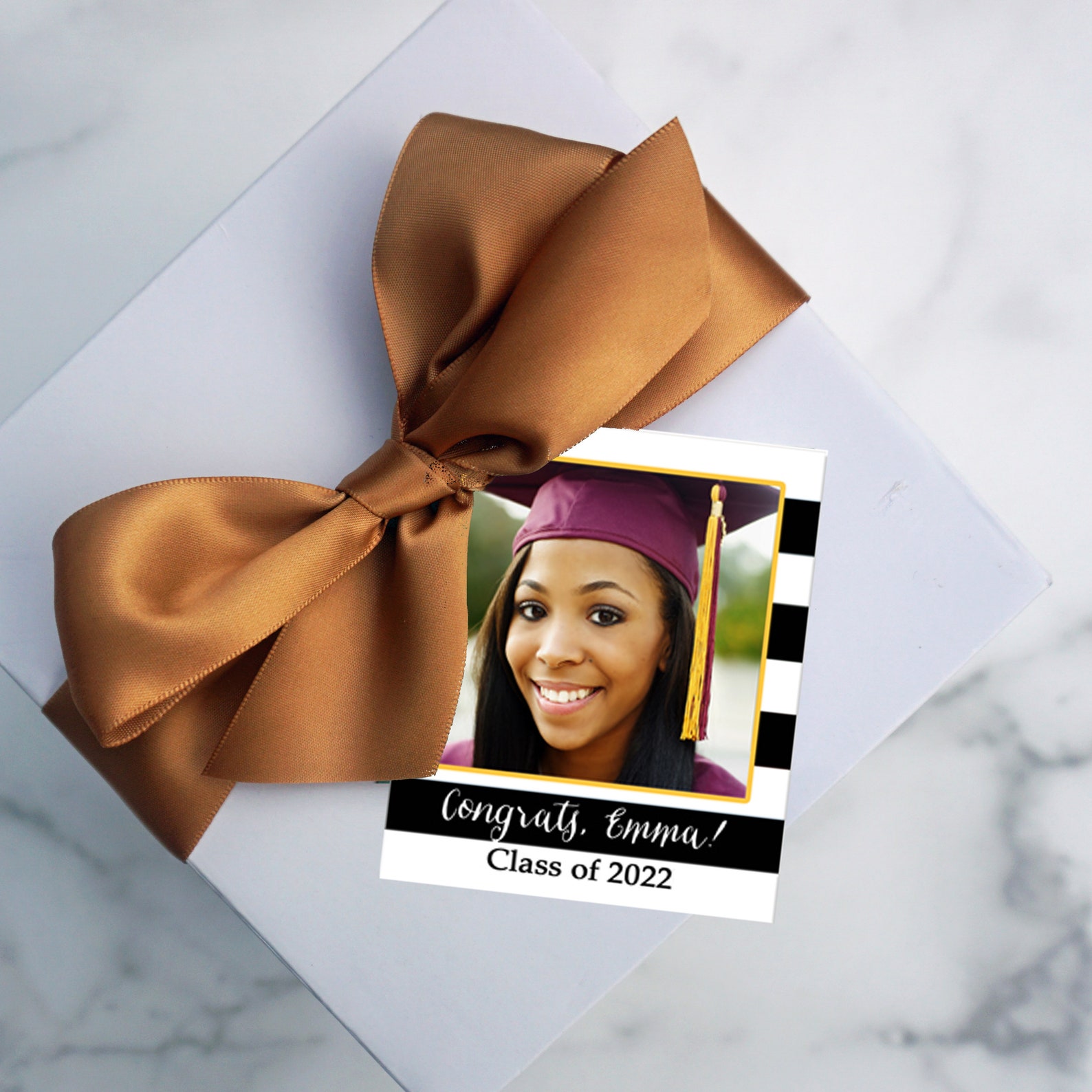 Personalized Graduation Photo Tags Treat Tags Favor Tags - Etsy